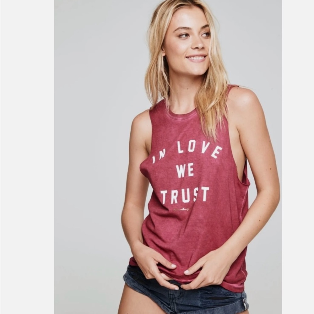 Spiritual Gangster - In Love We Trust Rocket Tank Top… - Gem